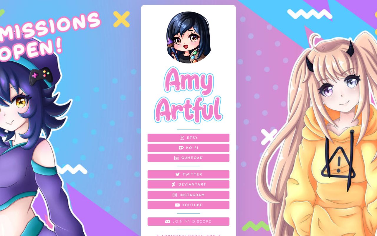 Amy Artful Website